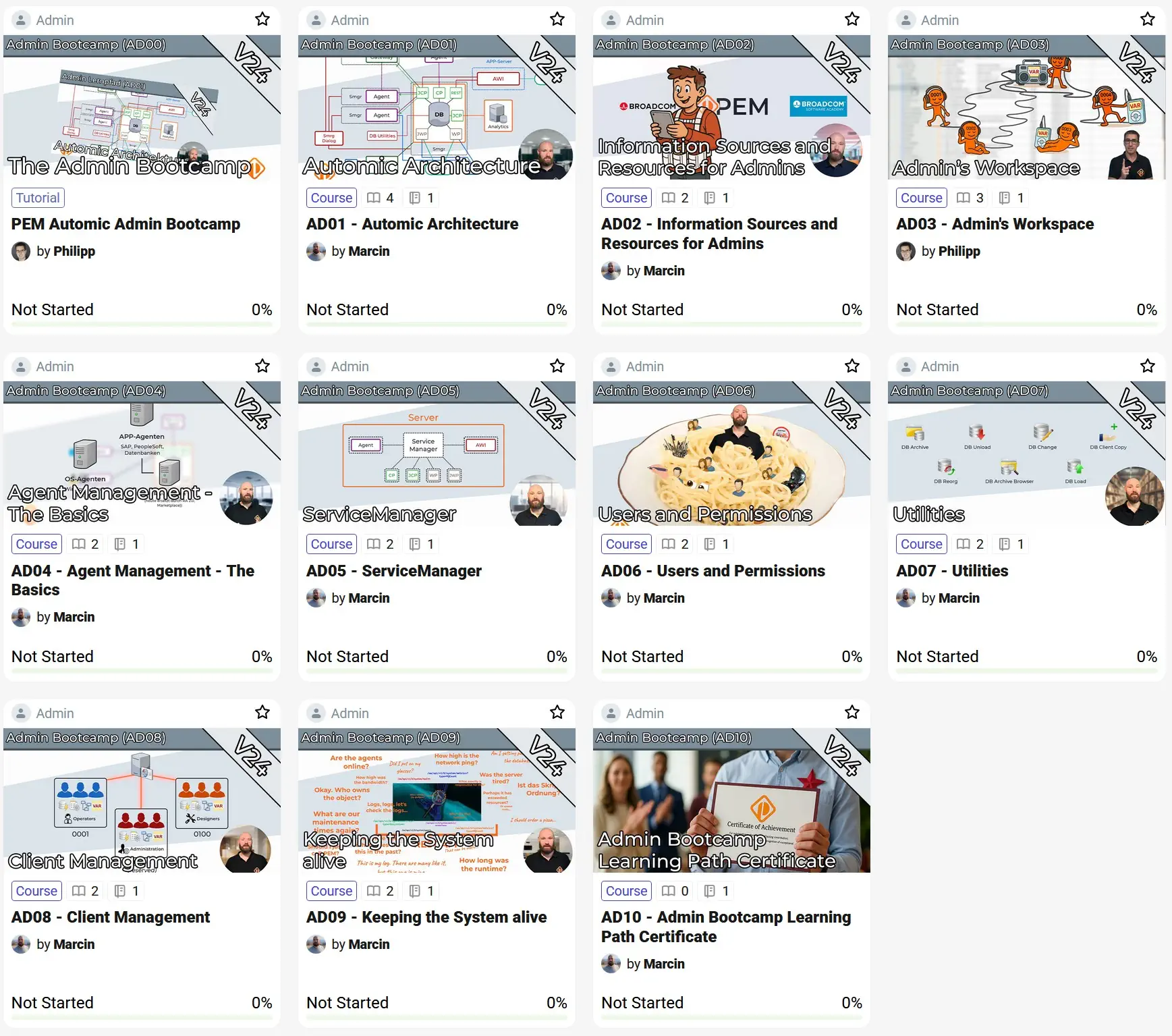 Automic Admin Bootcamp V24 | Complete Learning Path on PEM
